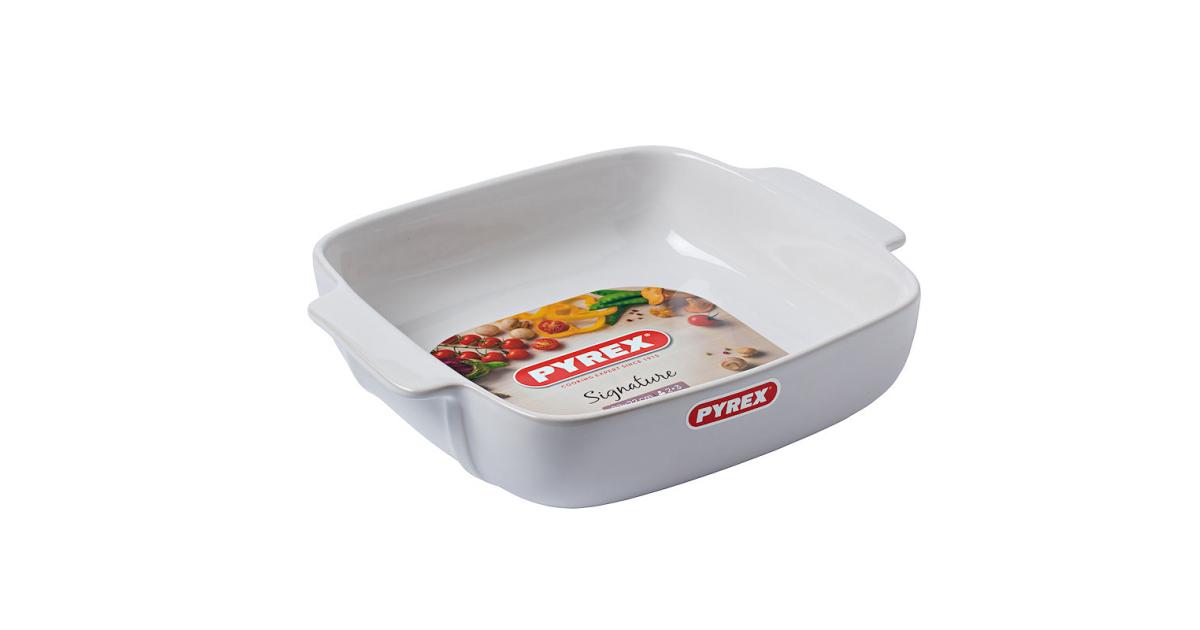 Pyrex Signature ovenschaal keramiek wit 22x22cm | Piccle