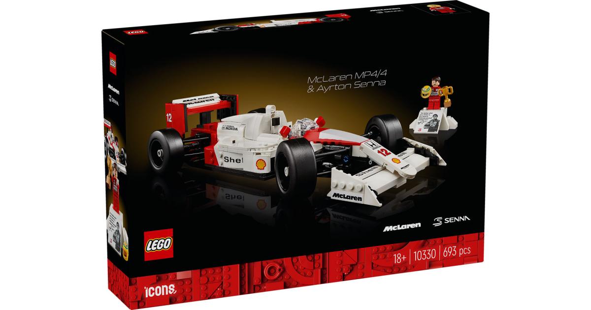 LEGO Icons McLaren MP4/4 en Ayrton Senna | Piccle