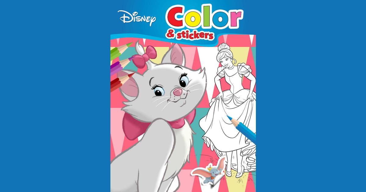 Walt Disney color and stickers - Classics | Piccle